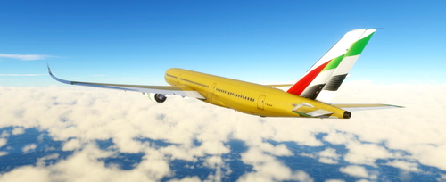 EMIRATES FACTORY ROLLOUT A350 FF » X-Plane 12