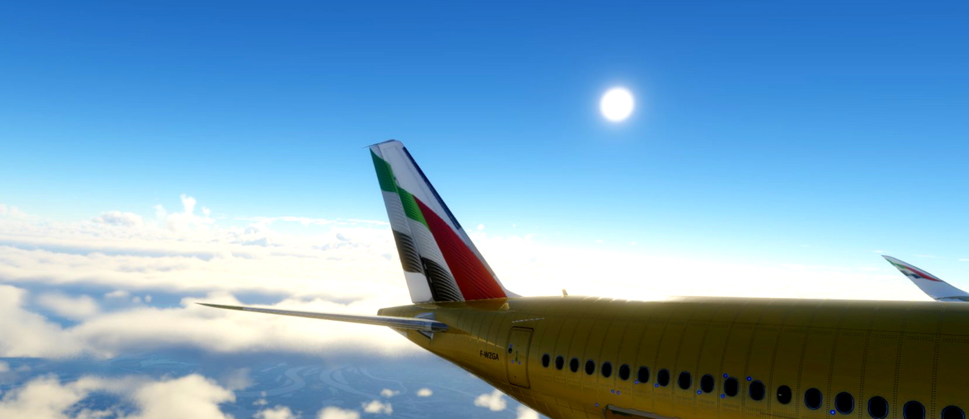 EMIRATES FACTORY ROLLOUT A350 FF - X-Plane.to