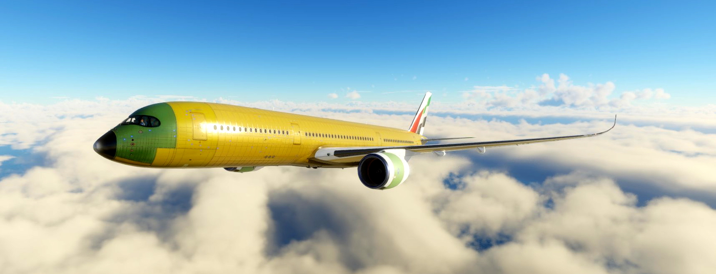 EMIRATES FACTORY ROLLOUT A350 FF - X-Plane.to