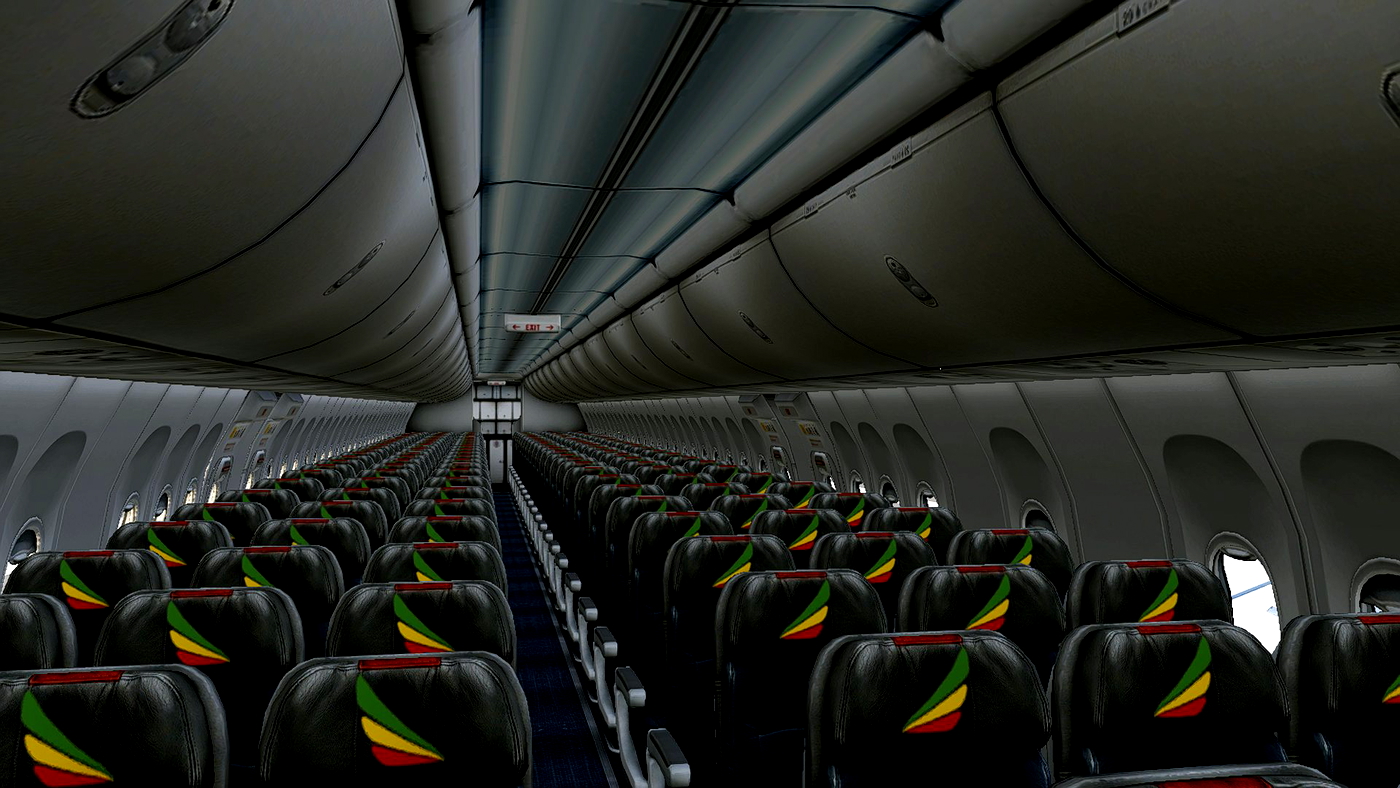 Ethiopian Airlines Boeing 737-800 Zibo (738) Livery - X-Plane.to