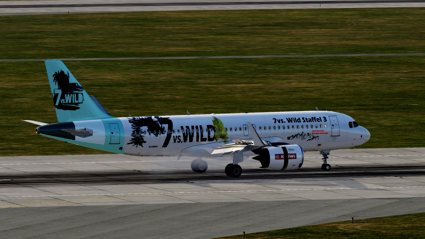 EuroJet 7vs. Wild special livery - X-Plane.to