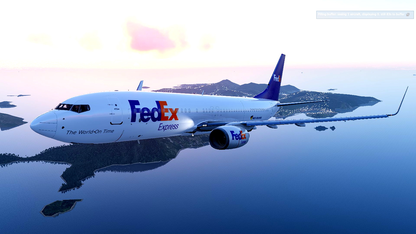 FedEx (Federal Express) Boeing 737-800 Zibo (738) X-Plane Livery - X ...