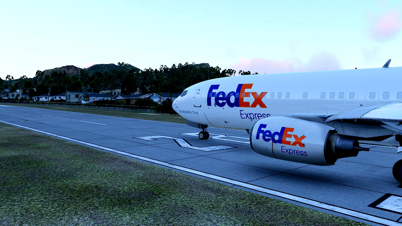 FedEx (Federal Express) Boeing 737-800 Zibo (738) X-Plane Livery - X ...