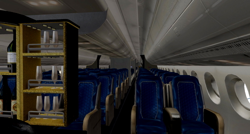 FF A350 8K Texture Interior Overhaul XP12 » X-Plane 12