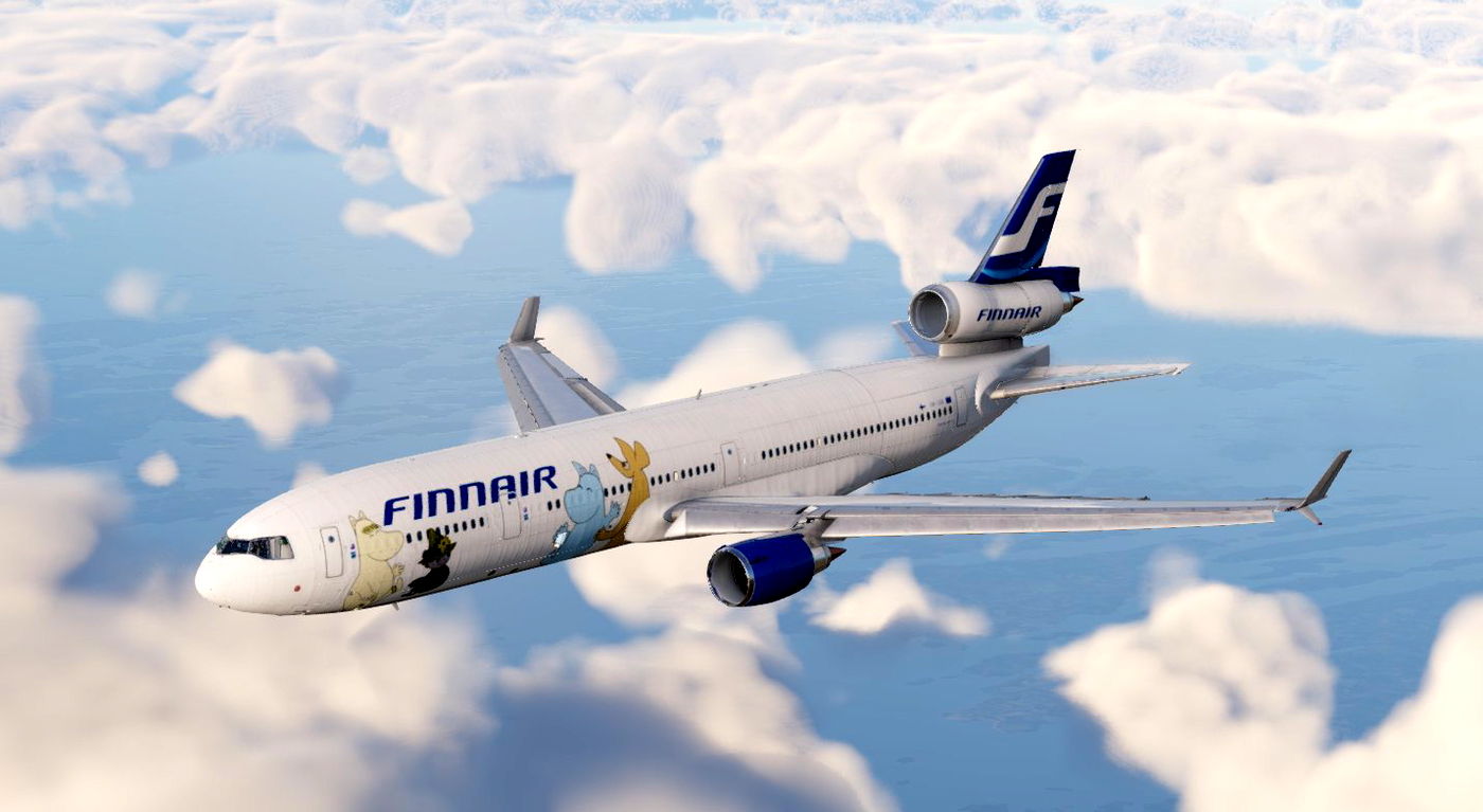 Finnair - OH-LGB (4K Moomins) » X-Plane 12
