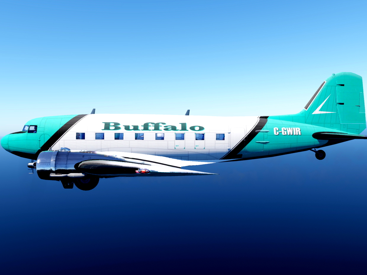 Fleet of Fancy #1: Buffalo Airways for VSKYLABS C-47 Skytrain and DC-3 ...