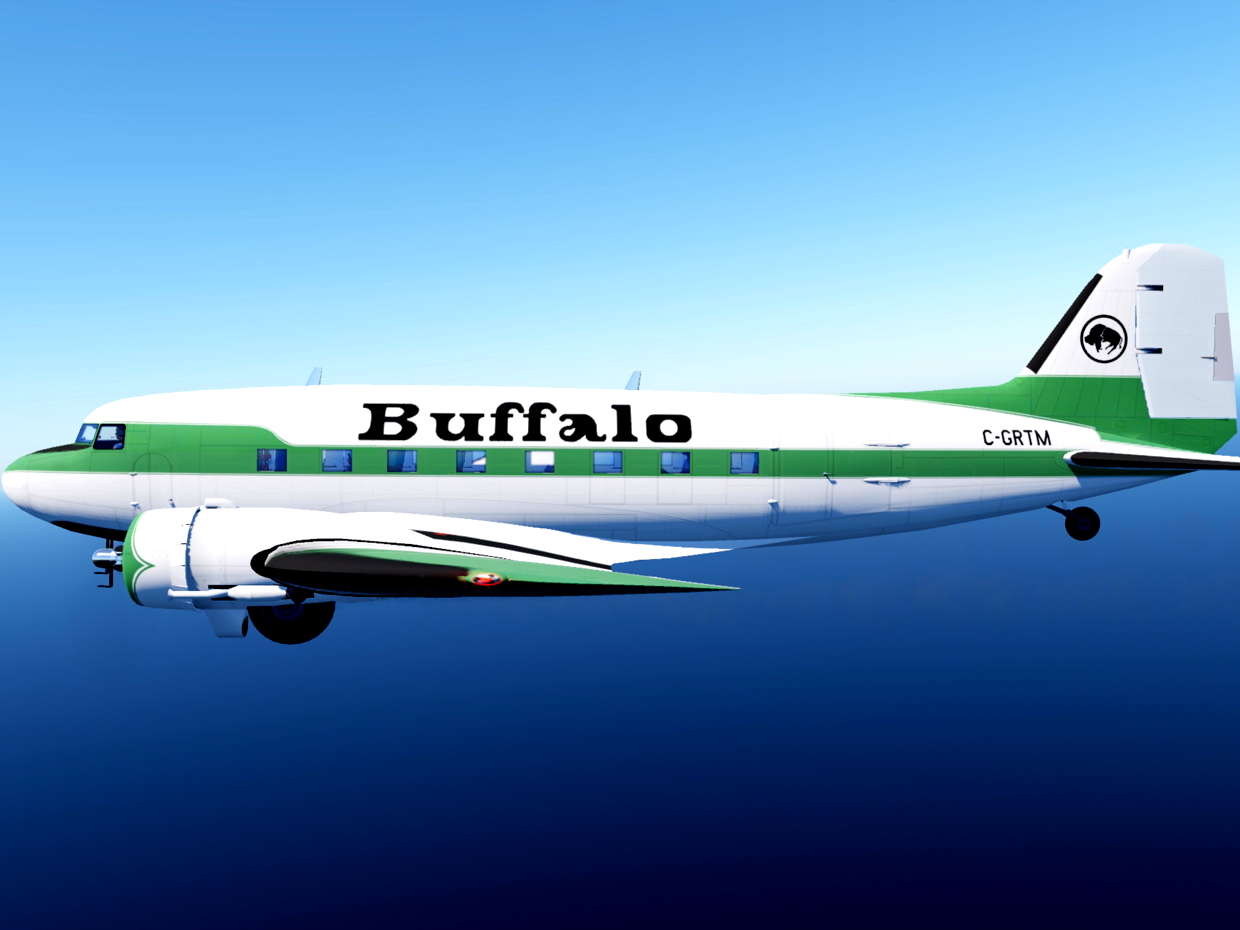 Fleet of Fancy #1: Buffalo Airways for VSKYLABS C-47 Skytrain and DC-3 ...
