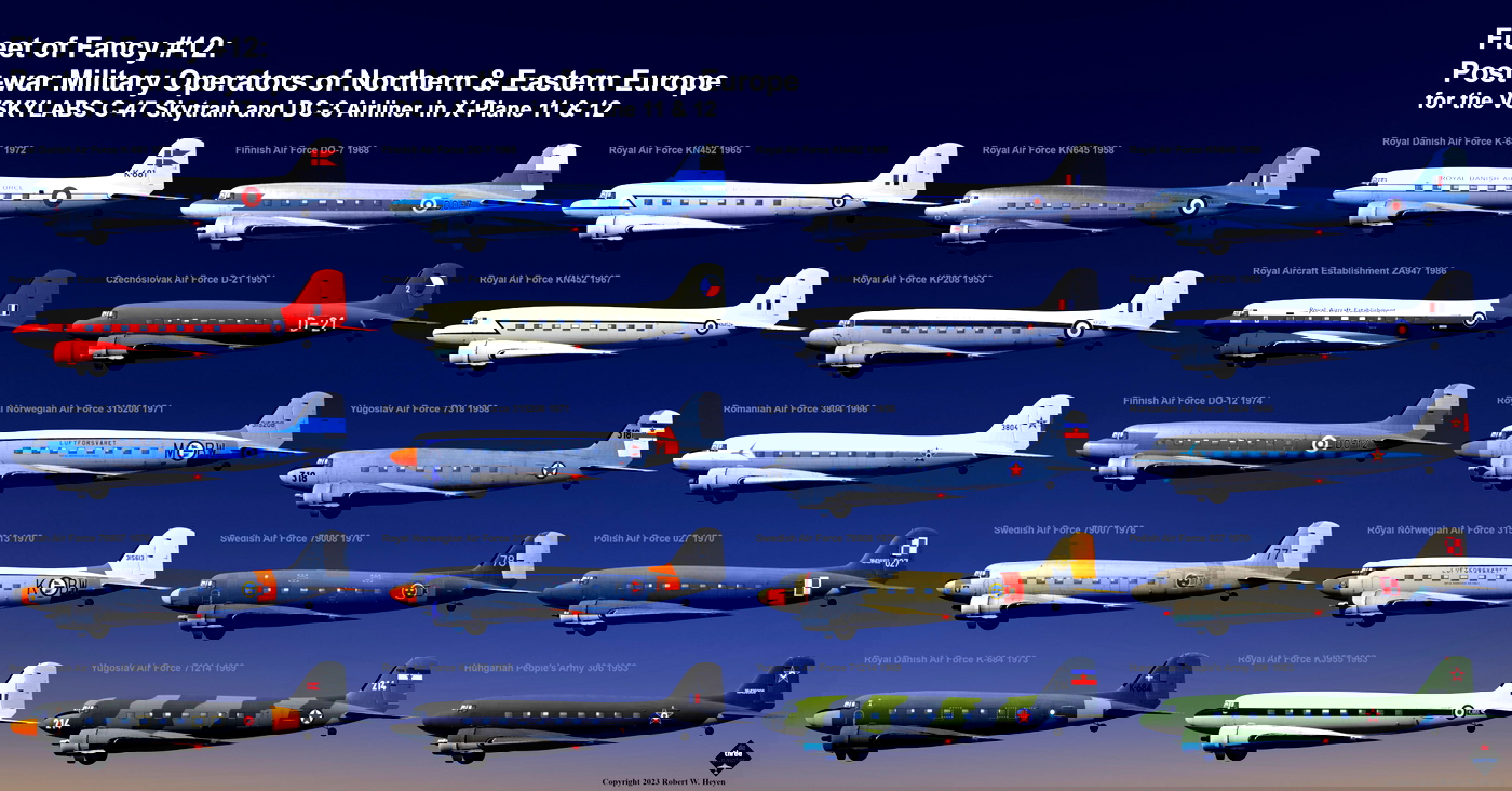 Fleet of Fancy #12: Post-war Military Operators of North & East Europe ...