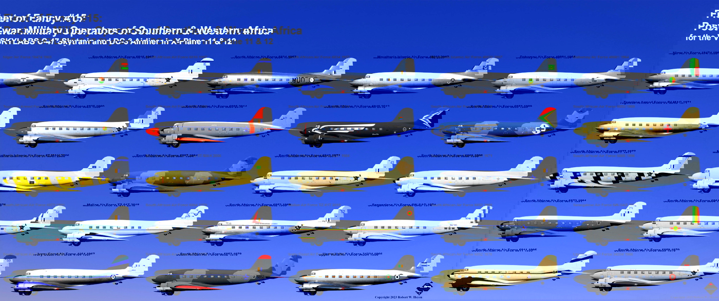 Fleet of Fancy #15: Post-war Military Operators of Southern and Western ...