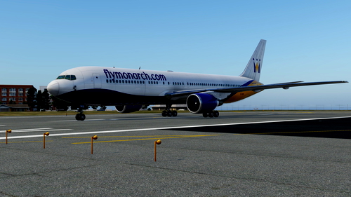 Flight Factor 767-300 G-DIMB Monarch Airlines Repaint » X-Plane 12