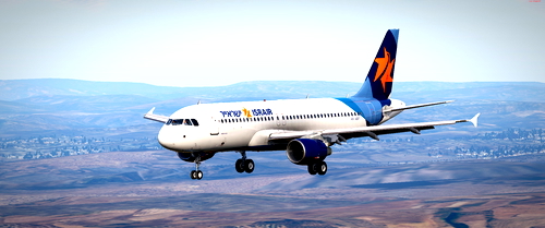 FlightFactor A320 Israir 4X-ABF | 4K | Cabin » X-Plane 12