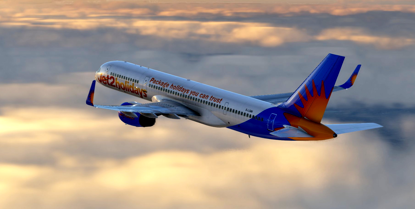 G-LSAN jet2 757-200 livery - X-Plane.to