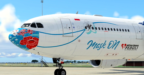 Garuda Indonesia Special c/s Multi-Livery Pack for Default Laminar A330 ...