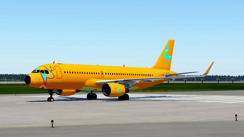 Glamrock Freddy livery for Felary A320 » X-Plane 12