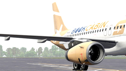 [IAE] Super Air Jet A320-232 | PK-SAS | Toliss A320 (CEO mod) » X-Plane 12