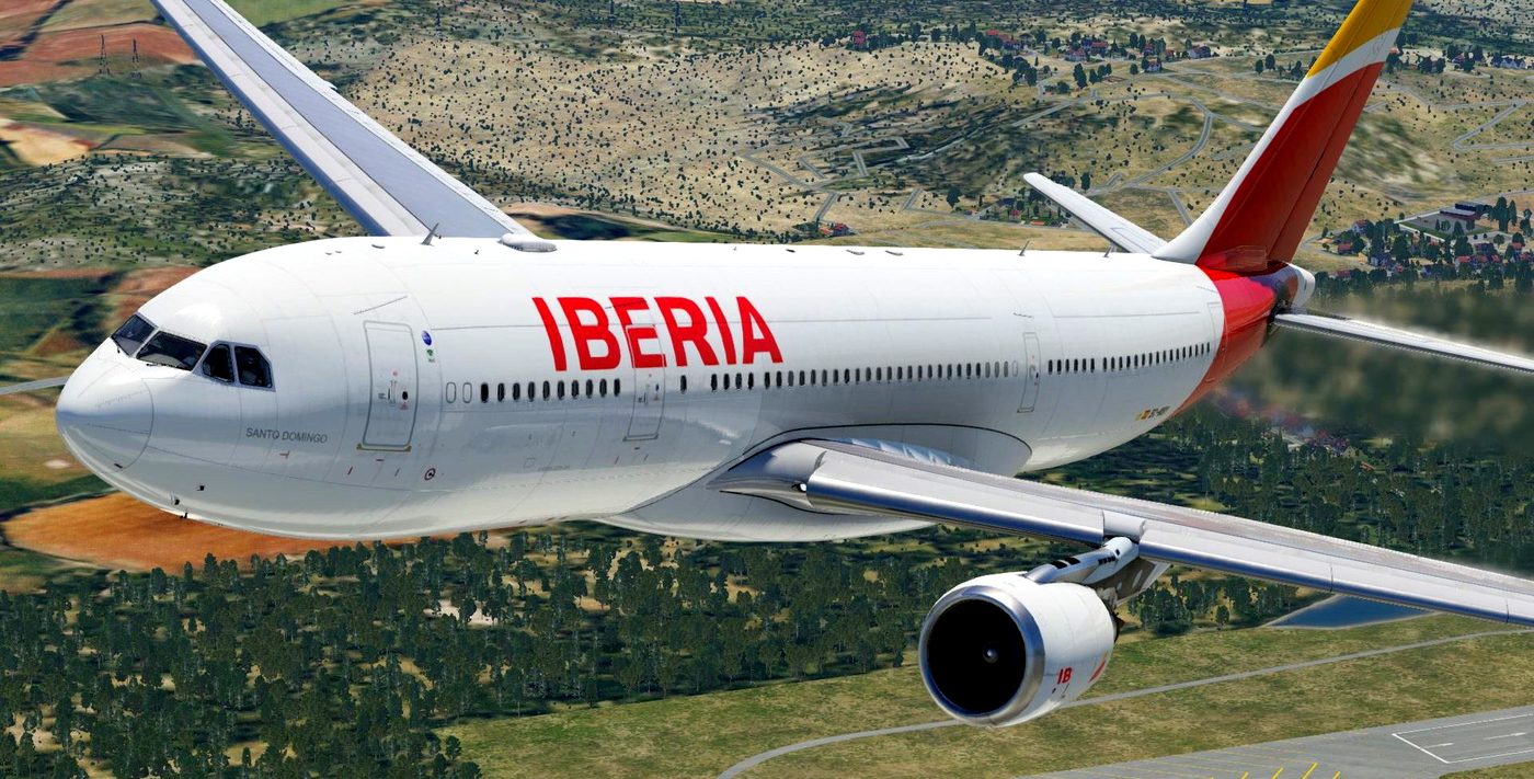 Iberia EC-MSY "SANTO DOMINGO" For X-Works A330-200 - X-Plane.to