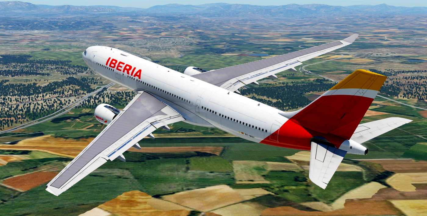 Iberia EC-MSY "SANTO DOMINGO" For X-Works A330-200 - X-Plane.to