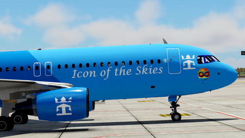 Icon of the Skies livery for Felary A320 (50/50 fictional) » X-Plane 12