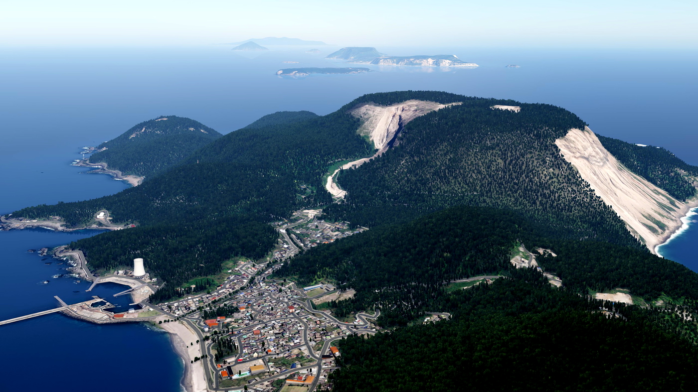 Japan Islands Pack 1 - Hachijojima Miyakejima Kozushima Niijima Oshima Photoscenery Ortho ZL18 ...