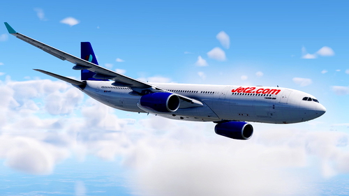 Jet2 by World2Fly Portugal [CS-WFP] [4K](Laminar A330-300) » X-Plane 12