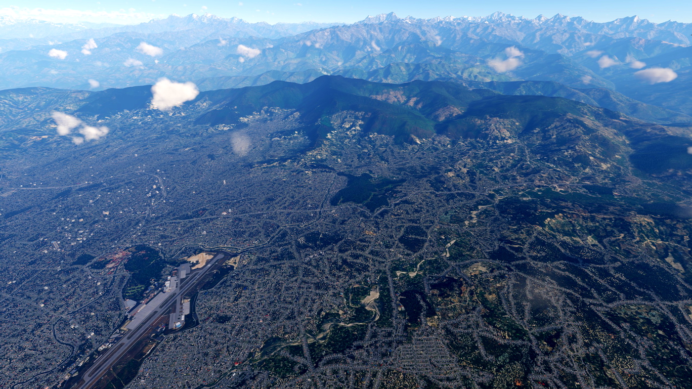 Kathmandu Nepal - Himalayas - Photoscenery Ortho - Airport Area VNKT ...