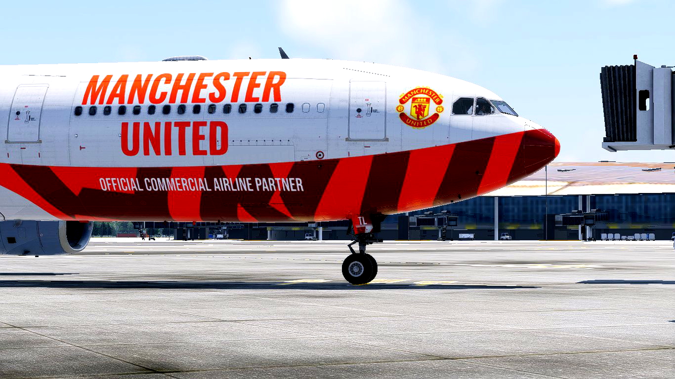 [LAMINAR A330] Malaysia Airlines [9M-MTL] Manchester United Special ...