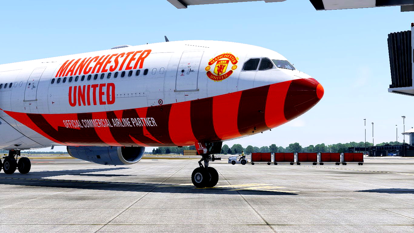 [LAMINAR A330] Malaysia Airlines [9M-MTL] Manchester United Special ...