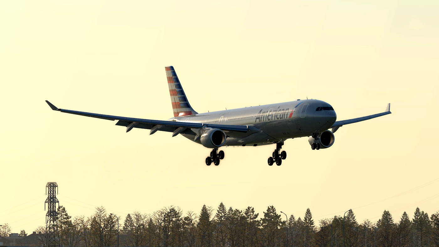 Laminar Research Airbus A330-300 | American Airlines » X-Plane 12