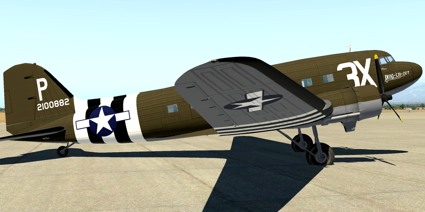 Legacy of Liveries #2: MSN 19345 for VSKYLABS C-47 Skytrain and DC-3 ...