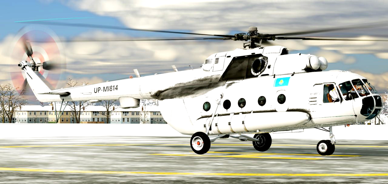 Livery on Mil' MI-8MTV HIP Burundaiavia UP-MI814 - X-Plane.to