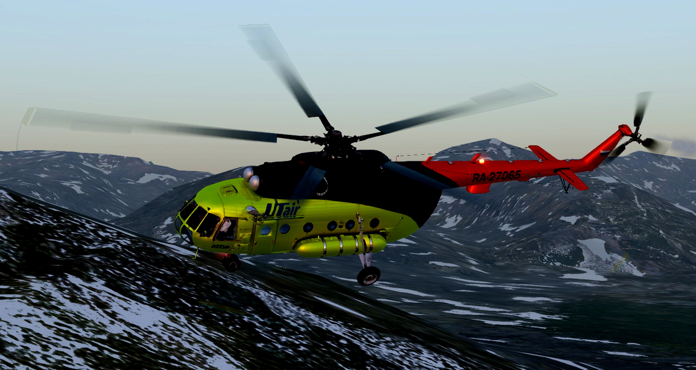Livery on Mil' MI-8MTV HIP UTair RA-27065 - X-Plane.to
