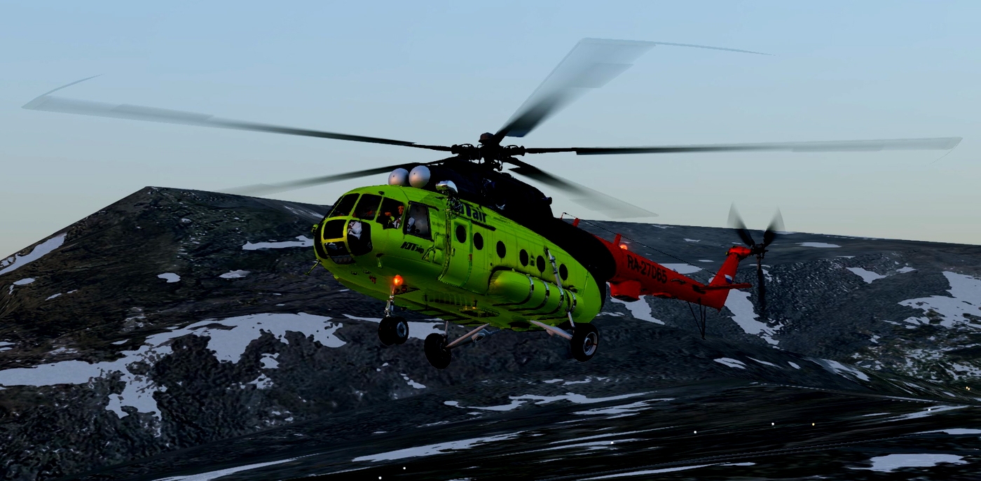 Livery on Mil' MI-8MTV HIP UTair RA-27065 - X-Plane.to