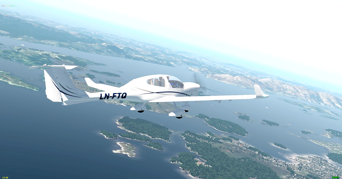 LN-FTQ | SimSolutions DA40NG | Real-Life Custom Decals - X-Plane.to