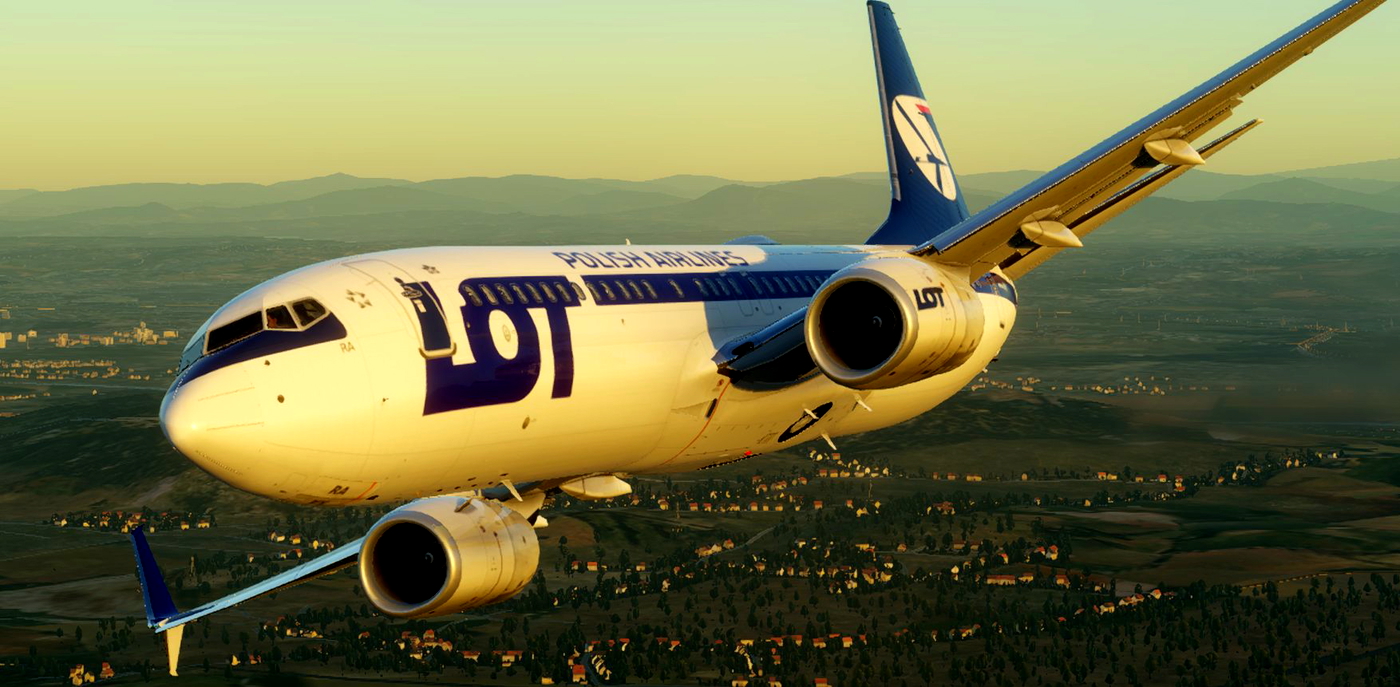 LOT Polish Airlines old livery for LevelUp 737-800NG » X-Plane 12