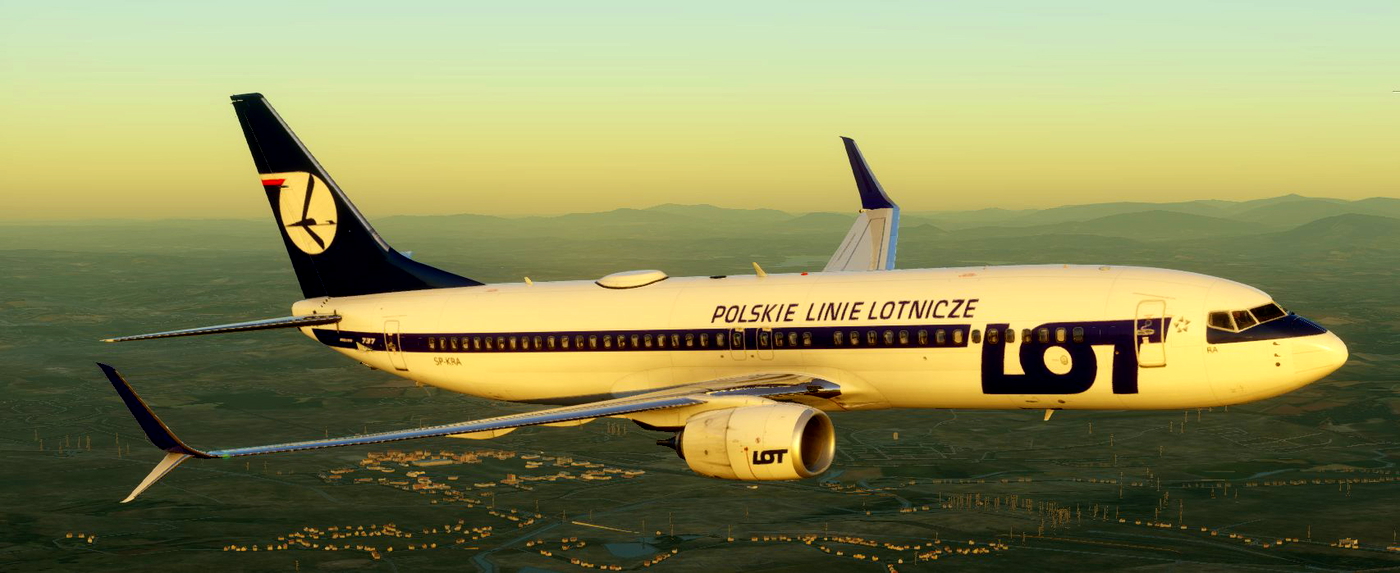 LOT Polish Airlines old livery for LevelUp 737-800NG - X-Plane.to