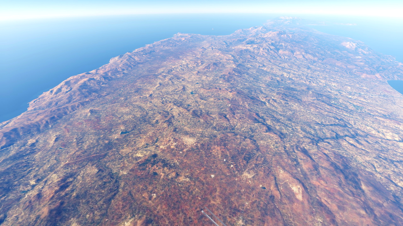 Low Resolution Scenery Crete + Cyprus ZL13 for IFR high altitude EOX ...