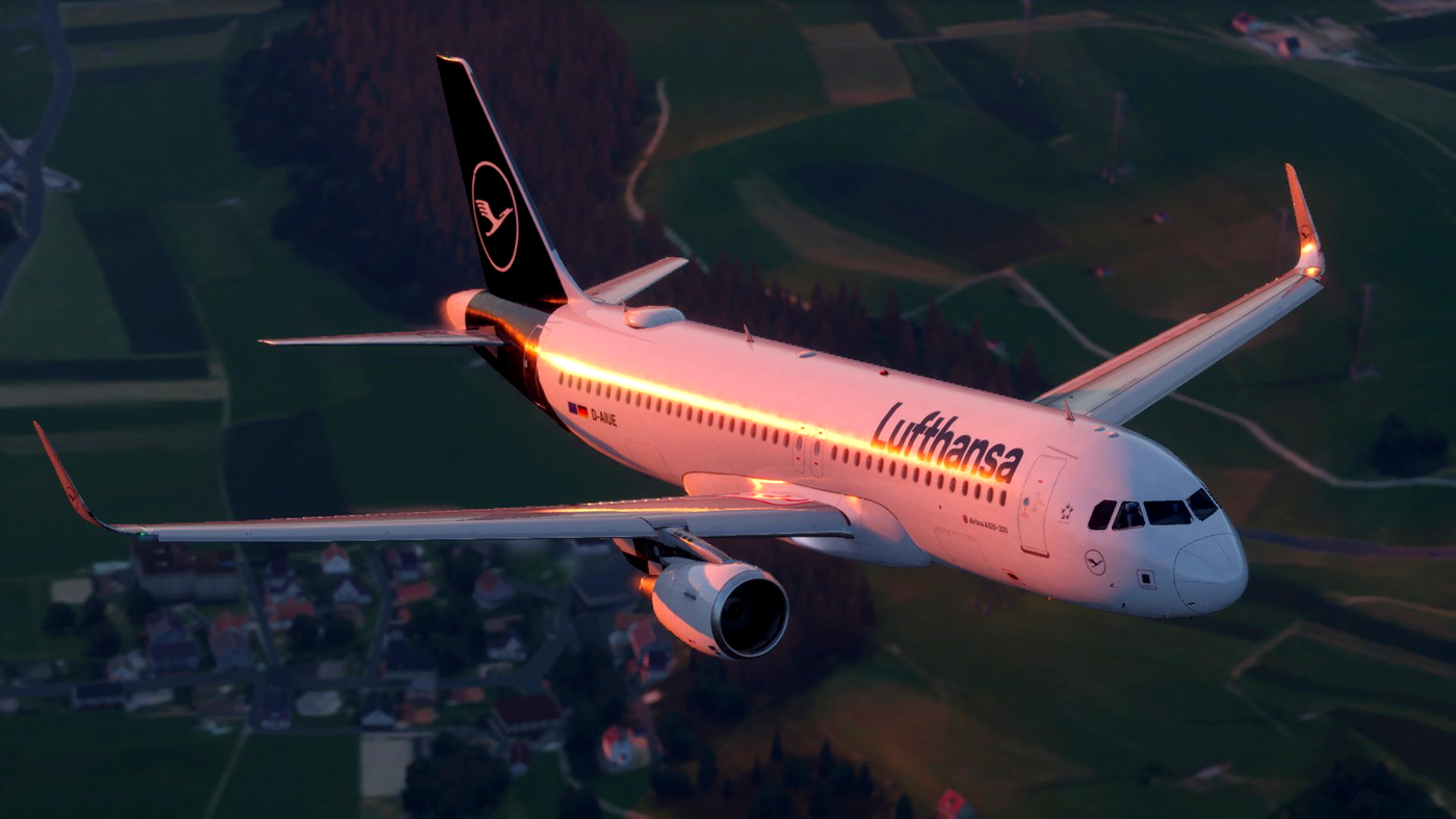 ⚡LUFTHANSA / D-AIUE / AIRBUS A320 [CEO MODE] - X-Plane.to