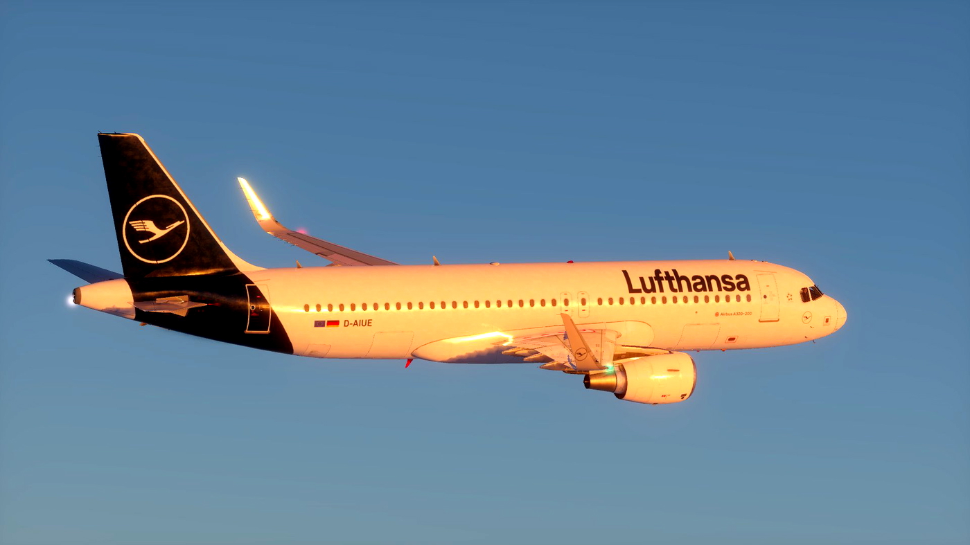 ⚡LUFTHANSA / D-AIUE / AIRBUS A320 [CEO MODE] - X-Plane.to