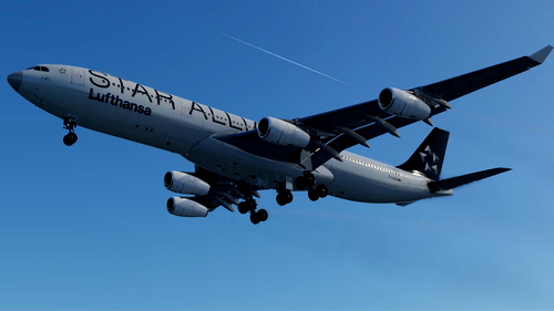 Lufthansa Star Alliance D-AIGN for X-Works A340-300 » X-Plane 12