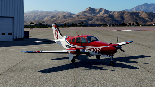 N129TN Beechcraft Baron 58 livery » X-Plane 12