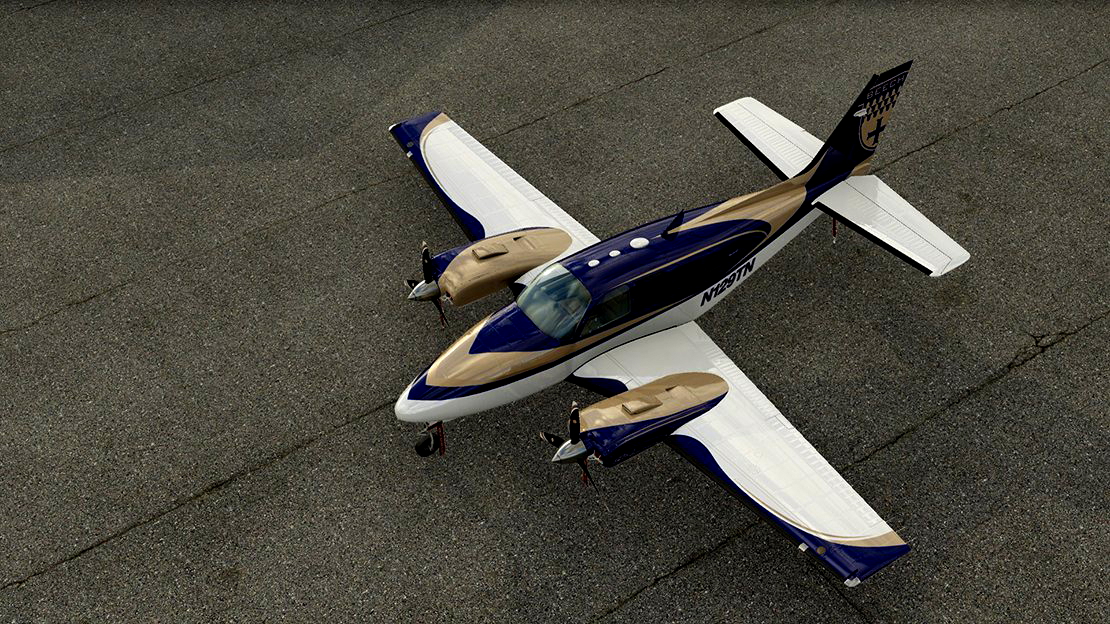 N129TN Beechcraft Baron 58 livery - X-Plane.to