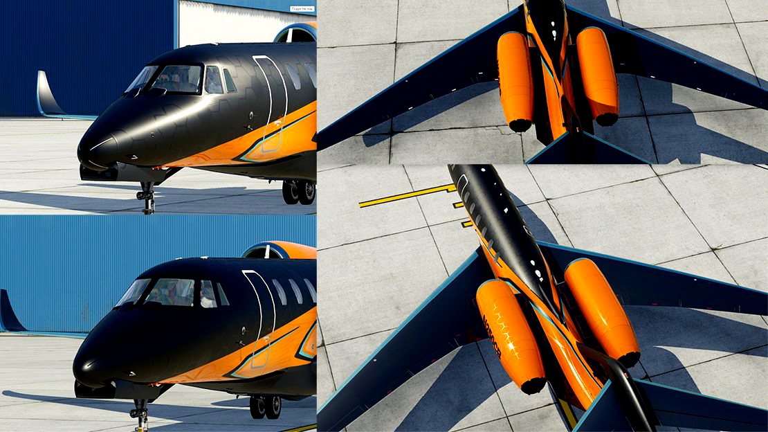 N250CB Citation X Livery » X-Plane 12