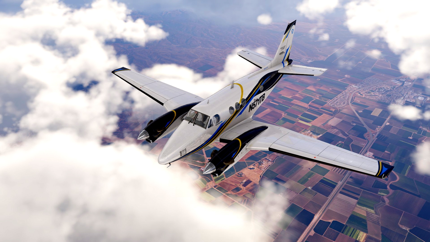 N571TB Beechcraft King Air C90B livery - X-Plane.to