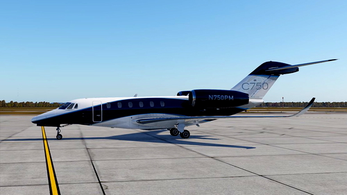 N750PM Citation X Livery pt.6 » X-Plane 12