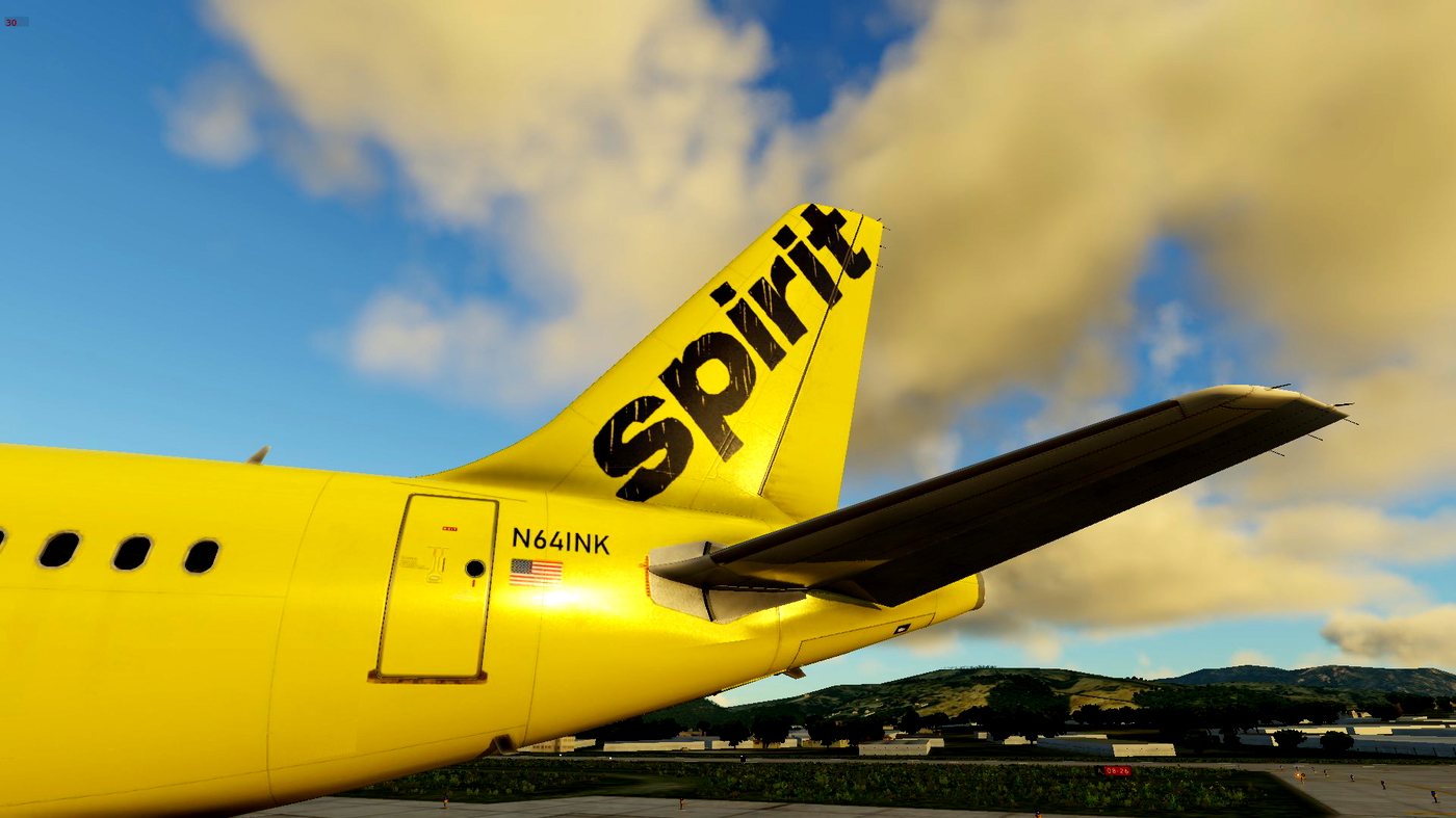 New Spirit Airlines [N64INK] for ToLiss A320neo - X-Plane.to