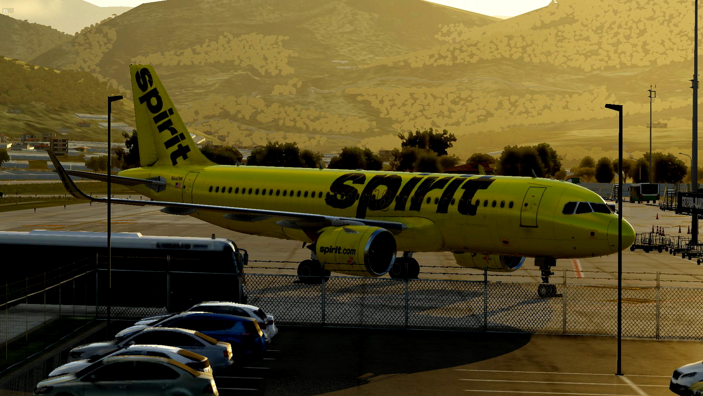 New Spirit Airlines [N64INK] for ToLiss A320neo - X-Plane.to