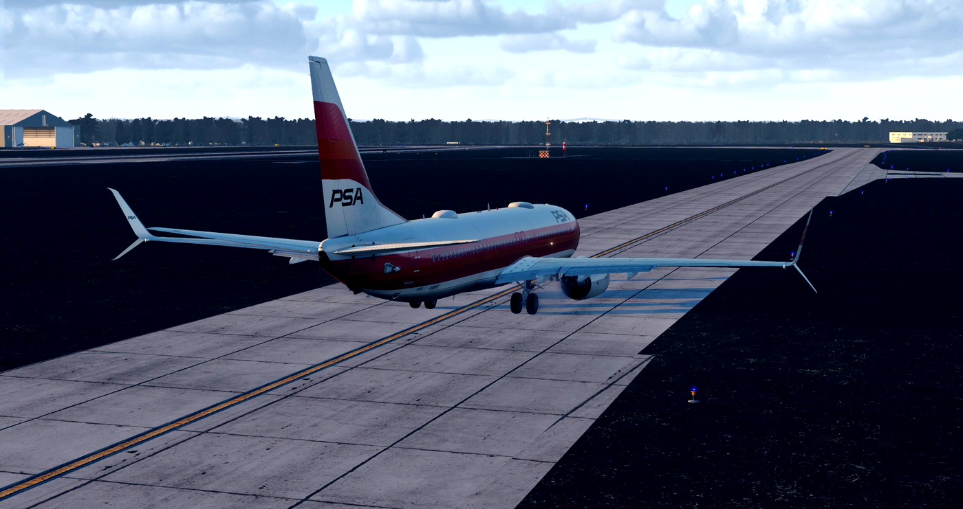 PACIFIC SOUTHWEST AIRLINES 1970s LIVERY // RETRO ZIBO BRAVO 737 - X ...