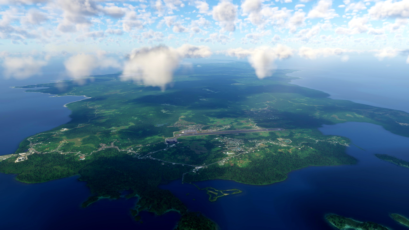 Palau Pacific Island + Colonia Island Ortho Scenery Photoreal ZL18/17 ...