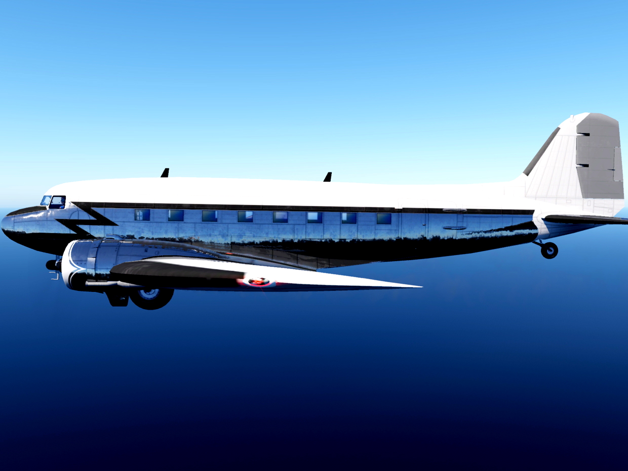 Plain Plane Pack #1 for VSKYLABS C-47 Skytrain and DC-3 Airliner - X ...