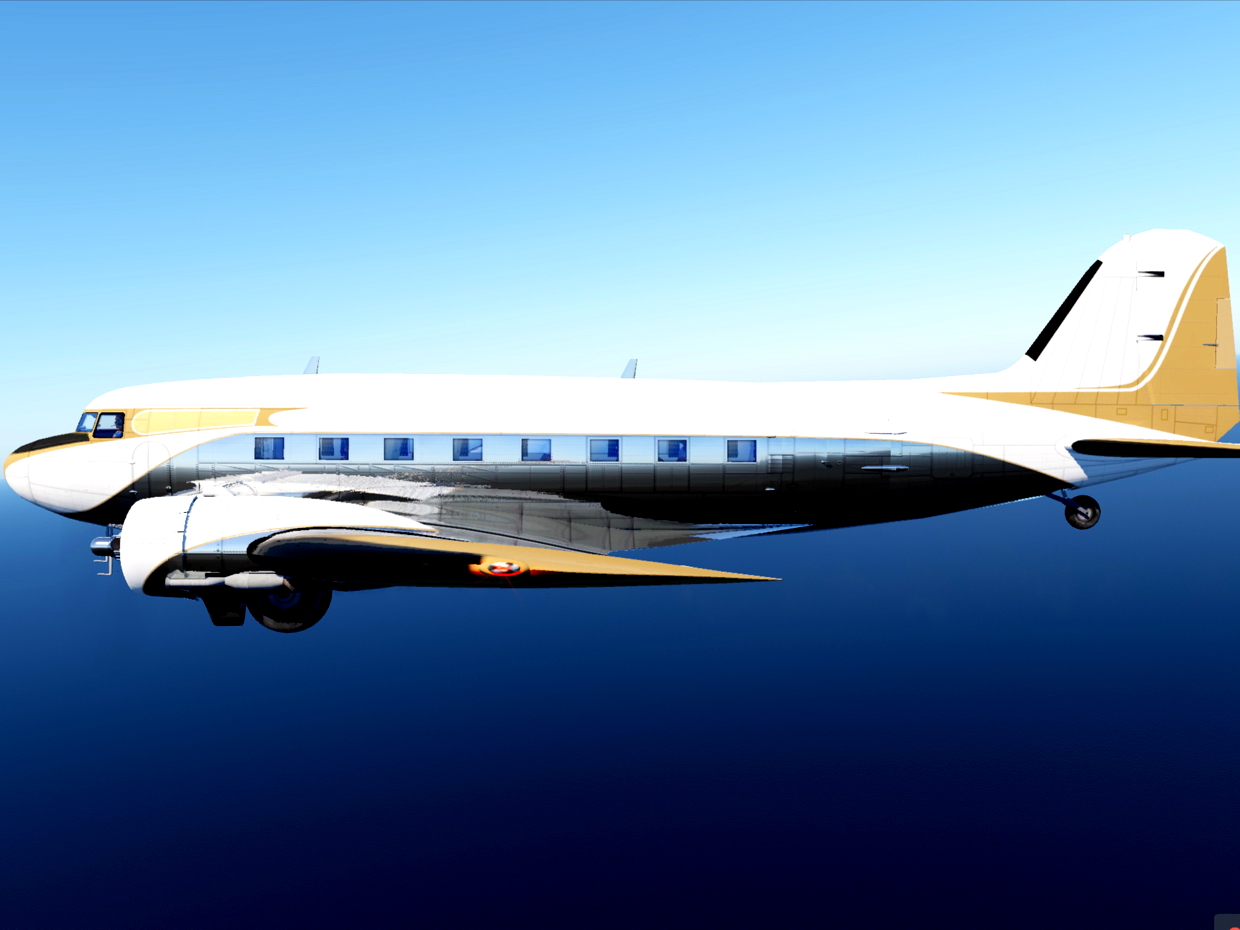 Plain Plane Pack #2 for VSKYLABS C-47 Skytrain and DC-3 Airliner - X ...